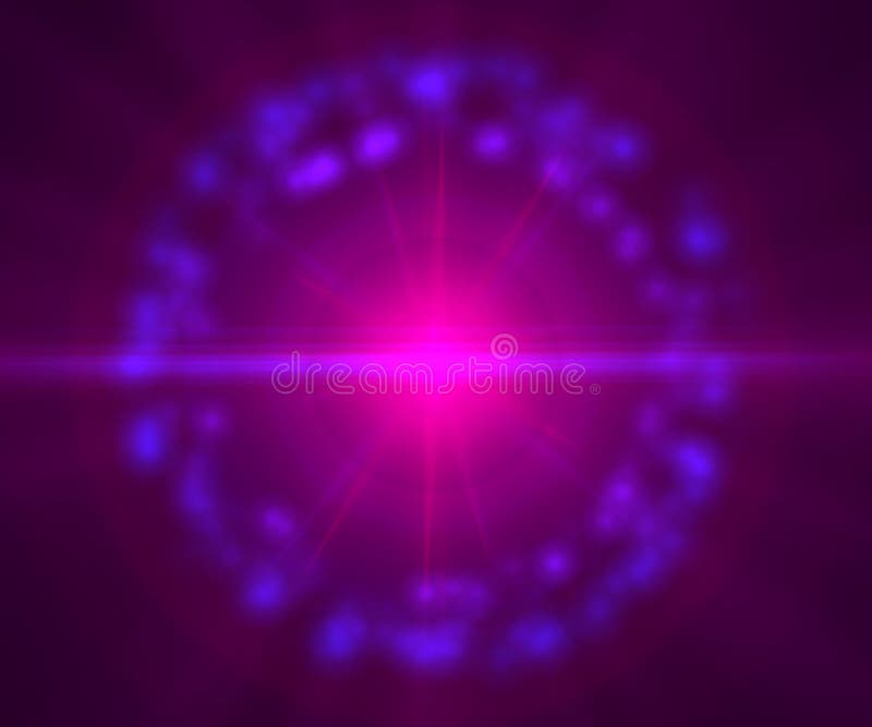 Pulsar star light in space stock illustration. Illustration of energy ...