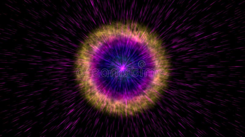 Pulsar star light in space stock illustration. Illustration of star ...