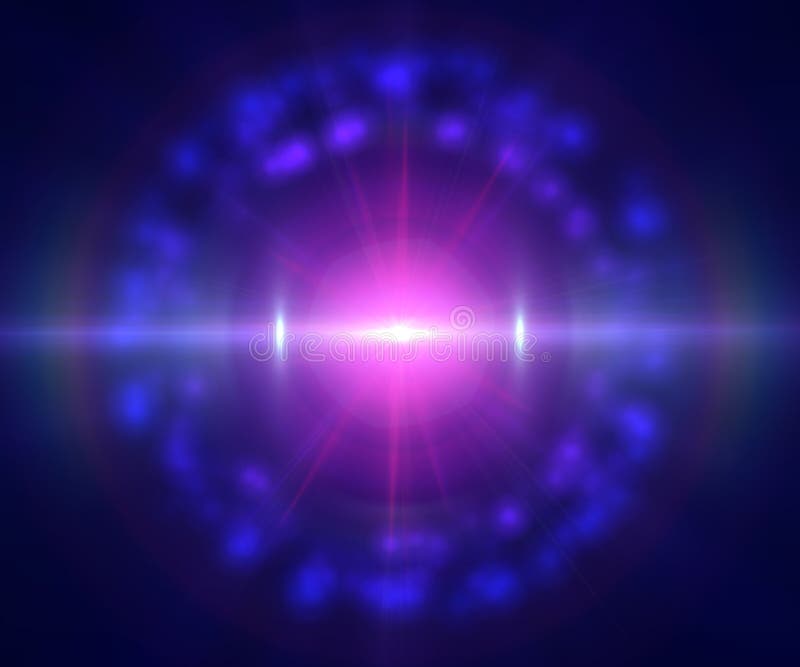 Pulsar star light in space stock illustration. Illustration of cosmos ...