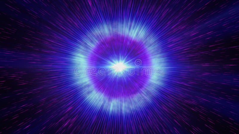 Pulsar star light in space stock illustration. Illustration of physic ...