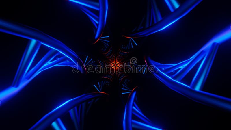 A Pulsating Canvas of Vivid Neon in a Hypnotic Strobe Backdrop. Stock ...