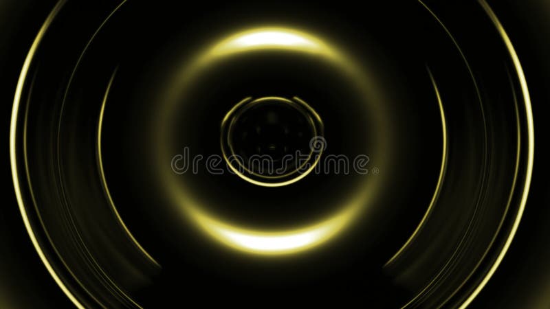 Pulsating 3d Circles with Rotating Waves. Design. Waves of 3D ...