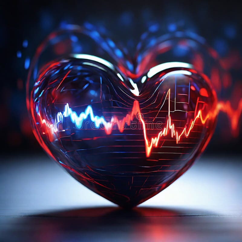 Digital Heart Analysis on Tablet Stock Image - Image of anatomy ...