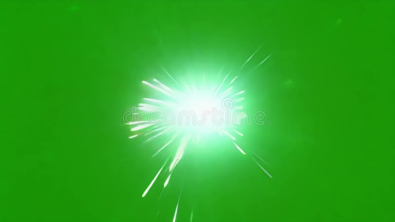 Pulsating Lights Create a Captivating Visual Dance. Green Screen ...