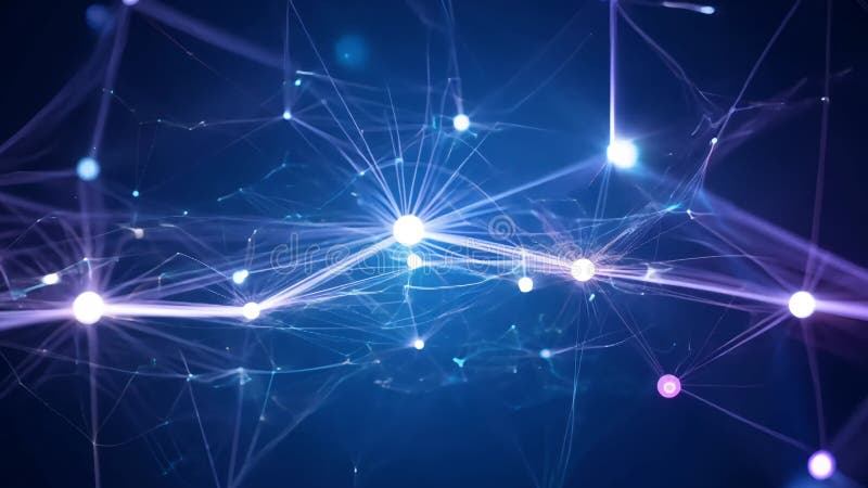 Pulsating Neural Network Animation (4K) Stock Video - Video of bring ...