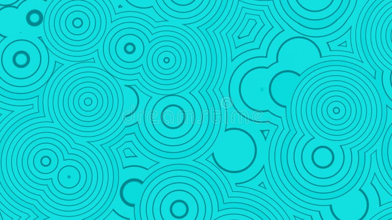 Pulsating Pattern of Circles and Rings on Colored Background. Design ...