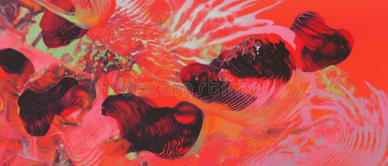 Pulsating Patterns Create a Dynamic Visual Rhythm in Vibrant, Expanding ...