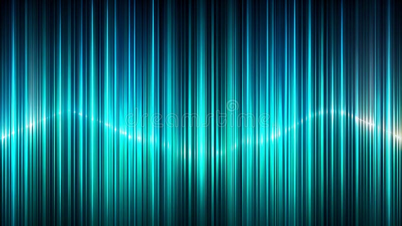 Pulsating Turquoise Lines Stretching Across a Gradient Stock Image ...