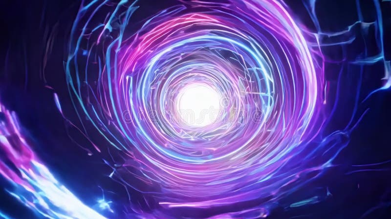 A Pulsating Vortex of Colors and Shapes Illuminates the Screen ...