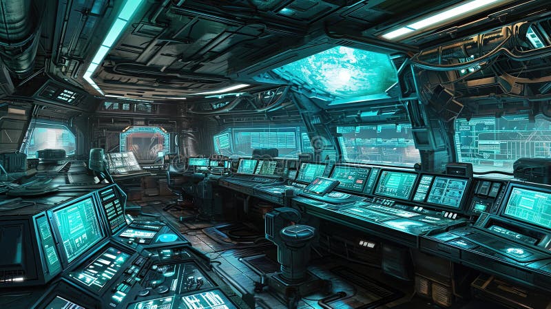 The Pulsating Warp Core stock illustration. Illustration of factory ...