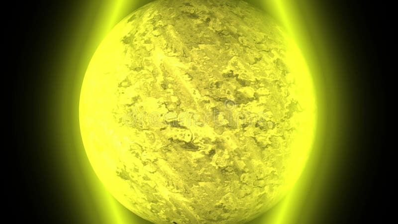 Pulsating yellow sun. stock footage. Video of motion - 44039814