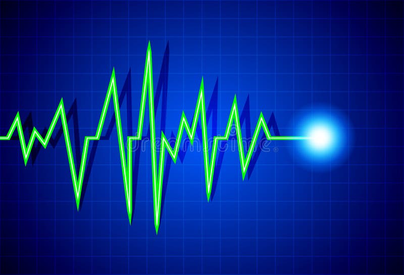 Pulse stock vector. Illustration of amplitude, graphical - 26062517