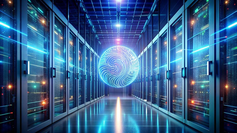 Pulse of the Digital Citadel: Biometric Rhythms in a Futuristic Data ...