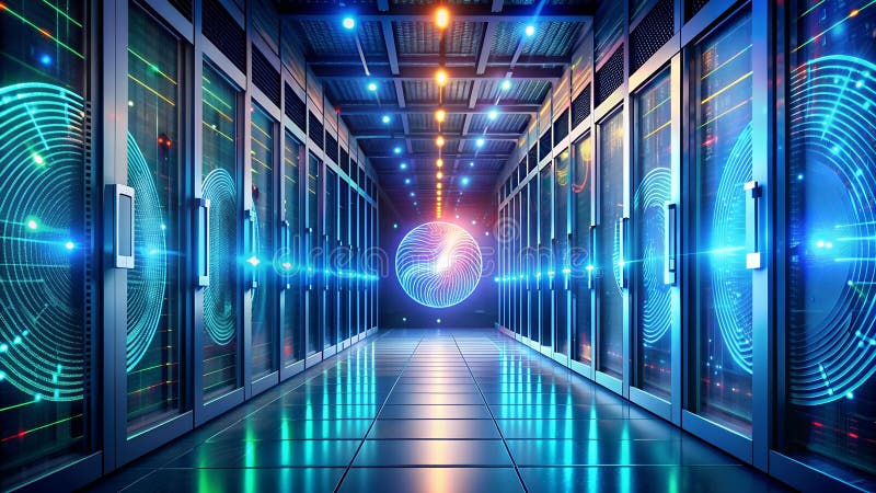 Pulse of the Digital Citadel: Biometric Rhythms in a Futuristic Data ...