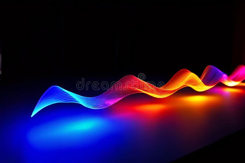 Pulse Effect Smart Therm Edges Illuminated with a Pulsing Light Stock ...