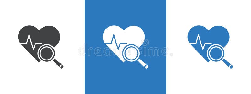 Heart Check Abstract Logo Set Stock Vector - Illustration of isolated ...