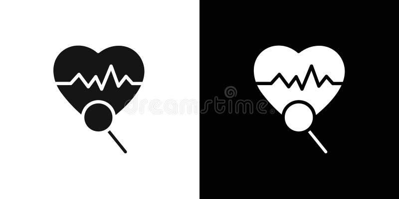 Heart Check Abstract Logo Set Stock Vector - Illustration of isolated ...