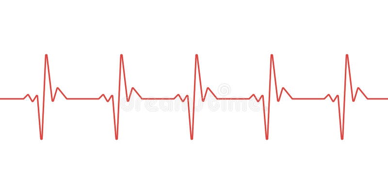 Pulse line vector template stock vector. Illustration of display ...