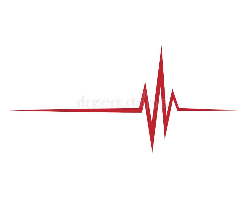 Pulse stock vector. Illustration of shape, clinic, sign - 151059320