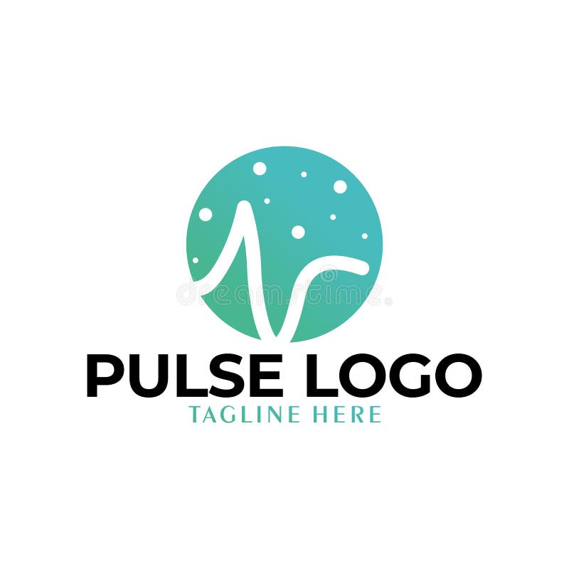 Pulse Logo Icon Vector Isolated Stock Vector - Illustration of color ...