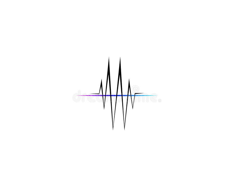 Pulse logo vector stock illustration. Illustration of heart - 176086674