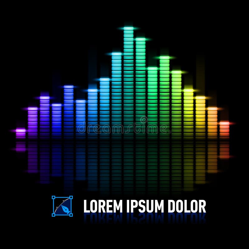 Pulse of music stock vector. Illustration of design, glister - 41933231