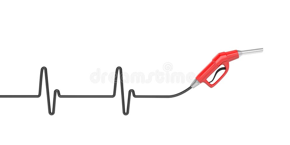 Pulse in oil prices stock illustration. Illustration of power - 76058501