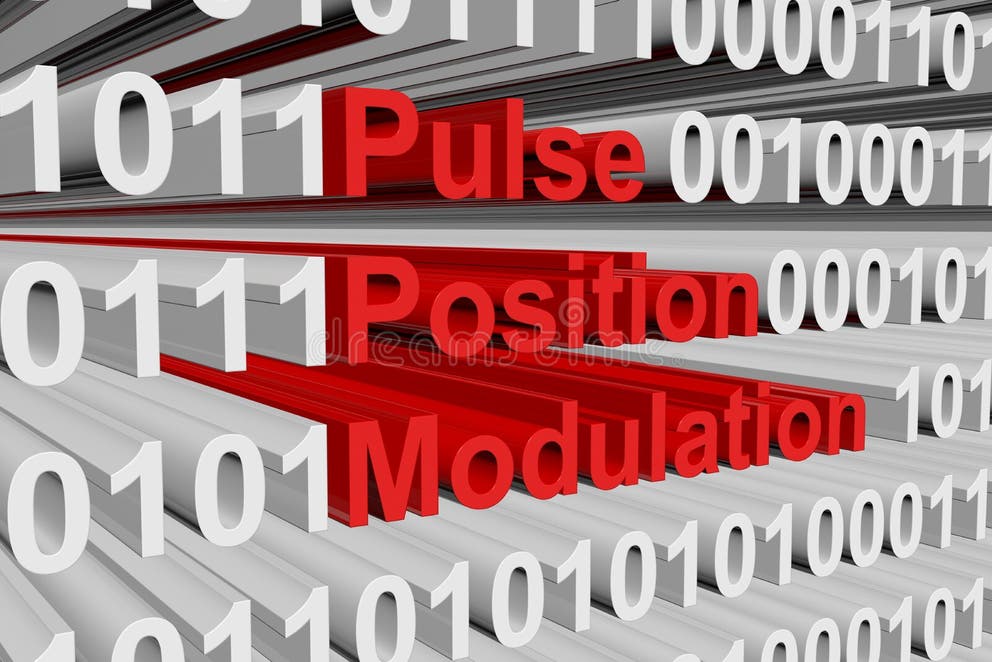 Pulse position modulation stock illustration. Illustration of position ...