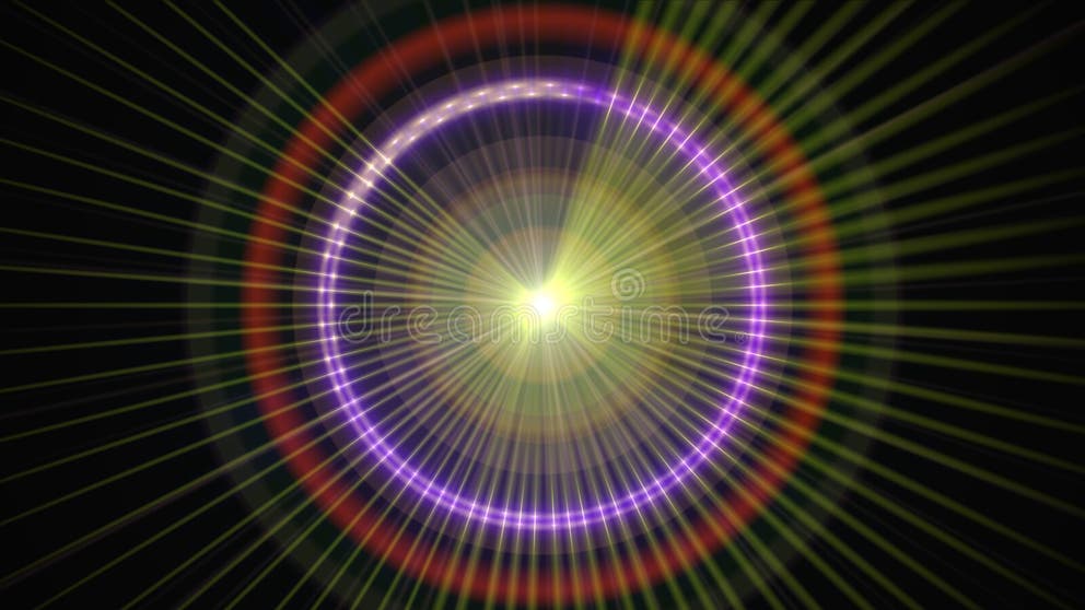 Pulse Ray Light Star Abstract Stock Illustration - Illustration of glow ...
