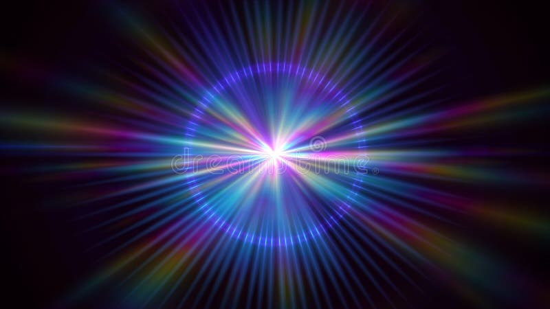 Pulse Ray Light Star Abstract Stock Illustration - Illustration of ...