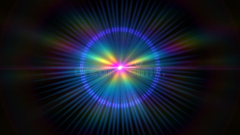 Pulse Ray Light Star Abstract Stock Illustration - Illustration of ...