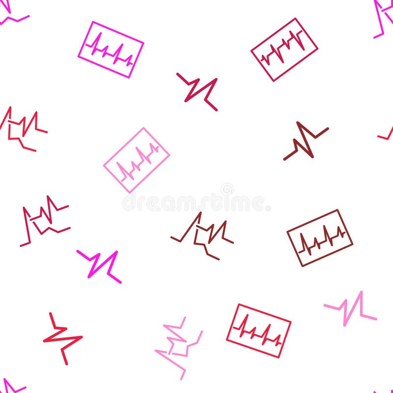 Seamless Ekg Pattern Stock Illustrations – 370 Seamless Ekg Pattern ...