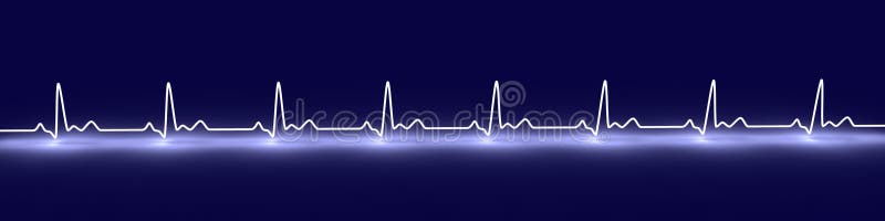 Pulse trace stock illustration. Illustration of heart - 8993907