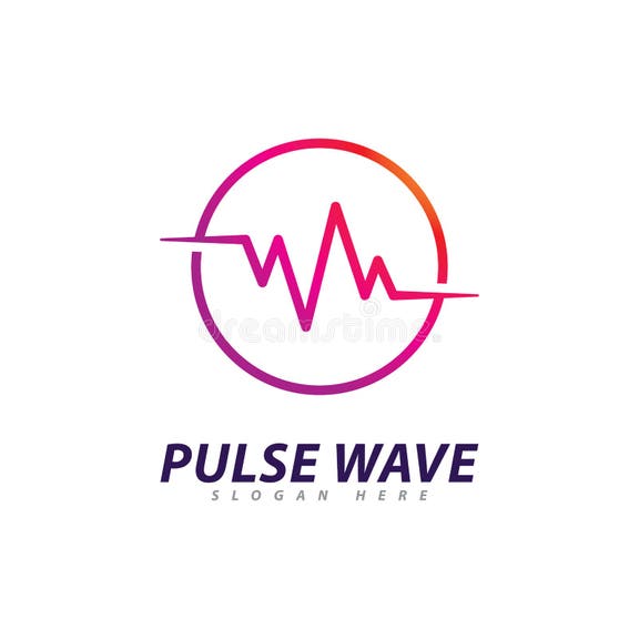 Pulse Wave Logo Vector. Creative Sound Waves Logo Concept Design ...