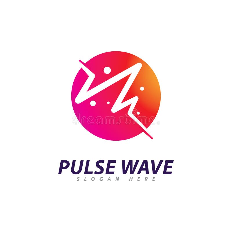 Pulse Wave Logo Vector. Creative Sound Waves Logo Concept Design ...