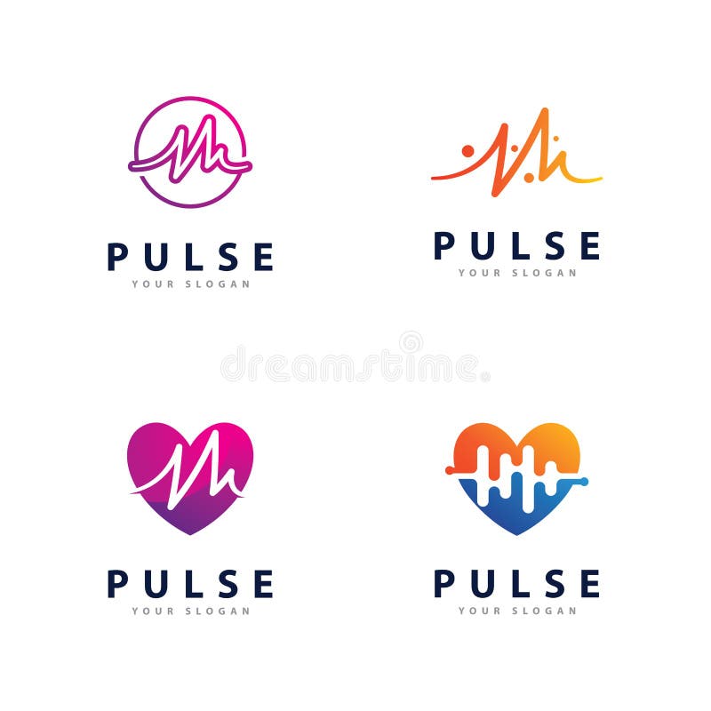 Pulse Wave Logo Vector. Creative Sound Waves Logo Concept Design ...