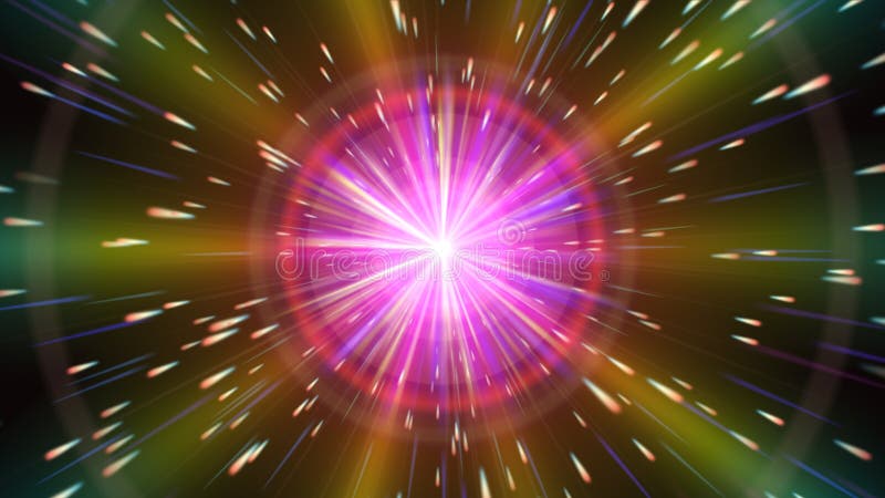 Pulses Star Ray Color Abstract Stock Illustration - Illustration of ...