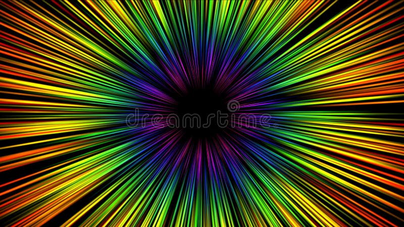 Pulses Star Ray Color Abstract Stock Illustration - Illustration of ...