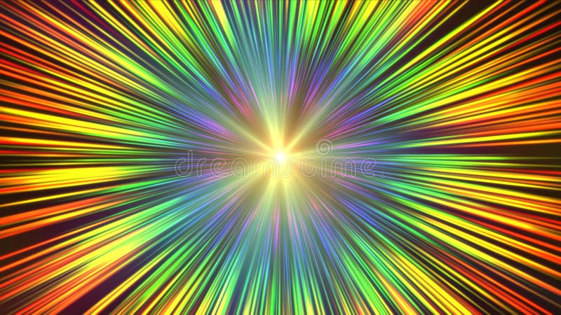 Pulses Star Ray Color Abstract Stock Illustration - Illustration of ...