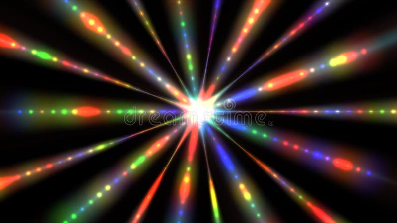 Pulses Star Ray Color Abstract Stock Illustration - Illustration of ...