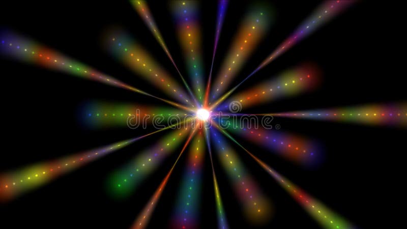 Pulses Star Ray Color Abstract Stock Illustration - Illustration of ...