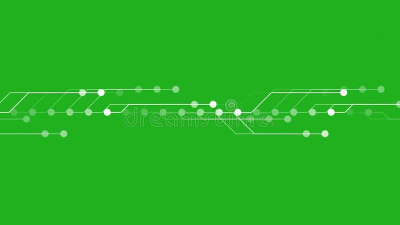 Pulsing Pointer Lines Green Screen Motion Graphics Stock Video - Video ...