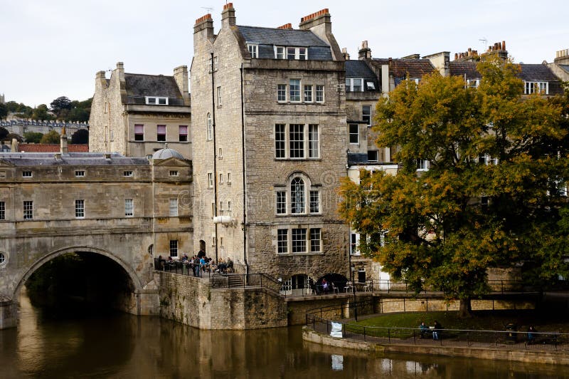 Pulteney Bridge - Bath - England Editorial Stock Photo - Image of ...