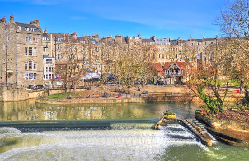 Pulteney Weir, Bath stock photo. Image of georgian, historic - 23576614