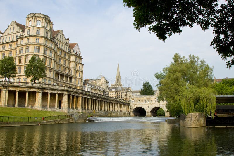 Roman Baths In Bath, England Stock Photo - Image of attraction, spring ...