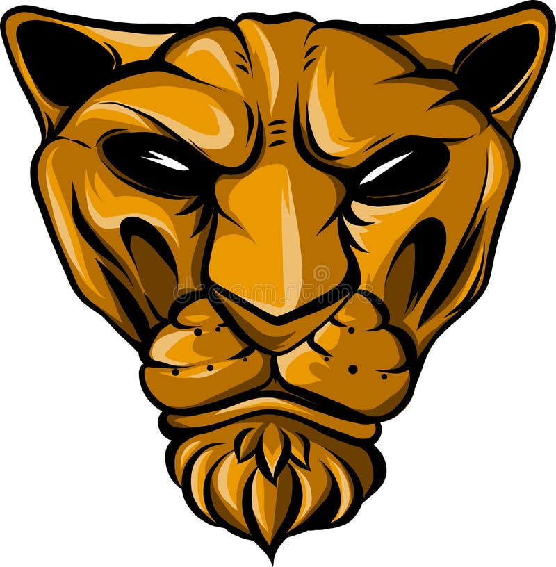 Angry Puma Head. Vector Illustration Design Art Stock Vector ...