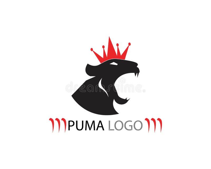 Puma Head Icon Logo Template Stock Vector - Illustration of team ...