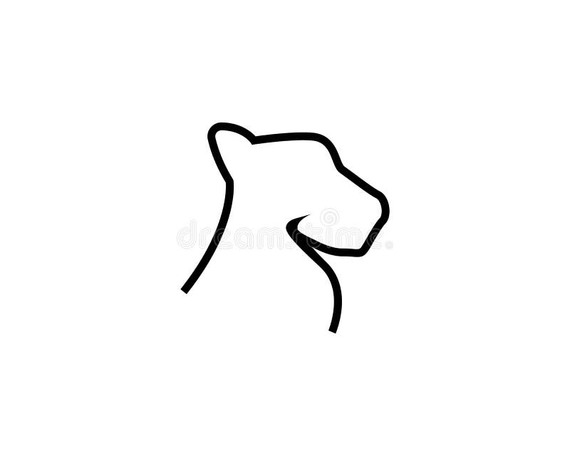 Puma Head Logo Vector Template Stock Vector - Illustration of tiger ...