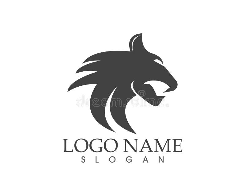 Puma Head Logo Design Vector Illustration Stock Vector - Illustration ...