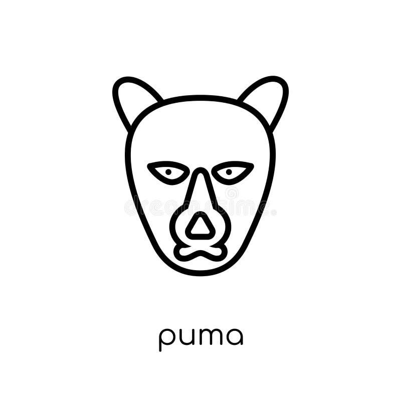 Puma Icon in Filled, Thin Line, Outline and Stroke Style. Vector ...